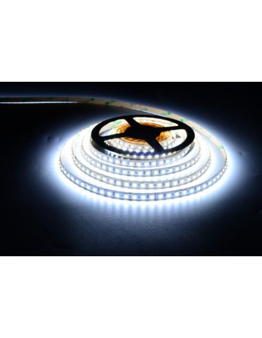 5m Pure White LED Strip (24V, 10W, 120 LEDs/m)